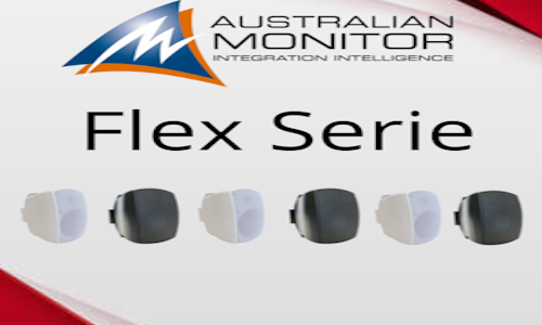 Installatie mogelijkheden van de Australian Monitor FLEX-serie